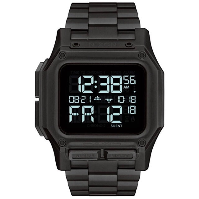 NIXON | REGULUS SS ALL BLACK – The Watch Library